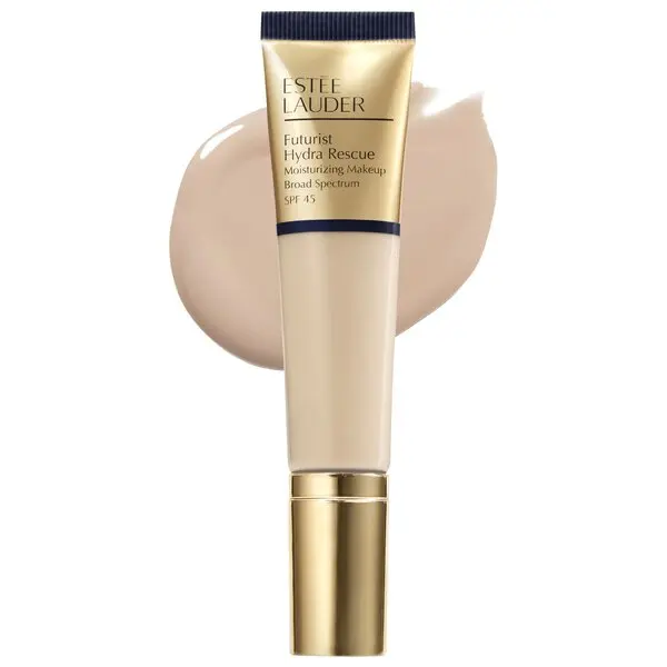 Estée Lauder Futurist Hydra Rescue Moisturizing Foundation Spf 45 With Vitamin E - 1w1 Bone